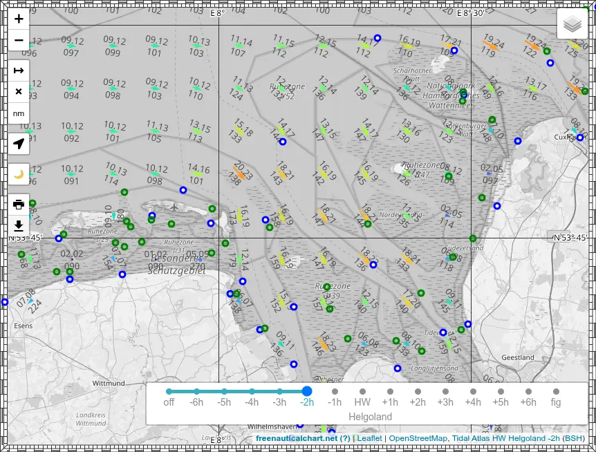 Tidal Atlas - Free Nautical Chart